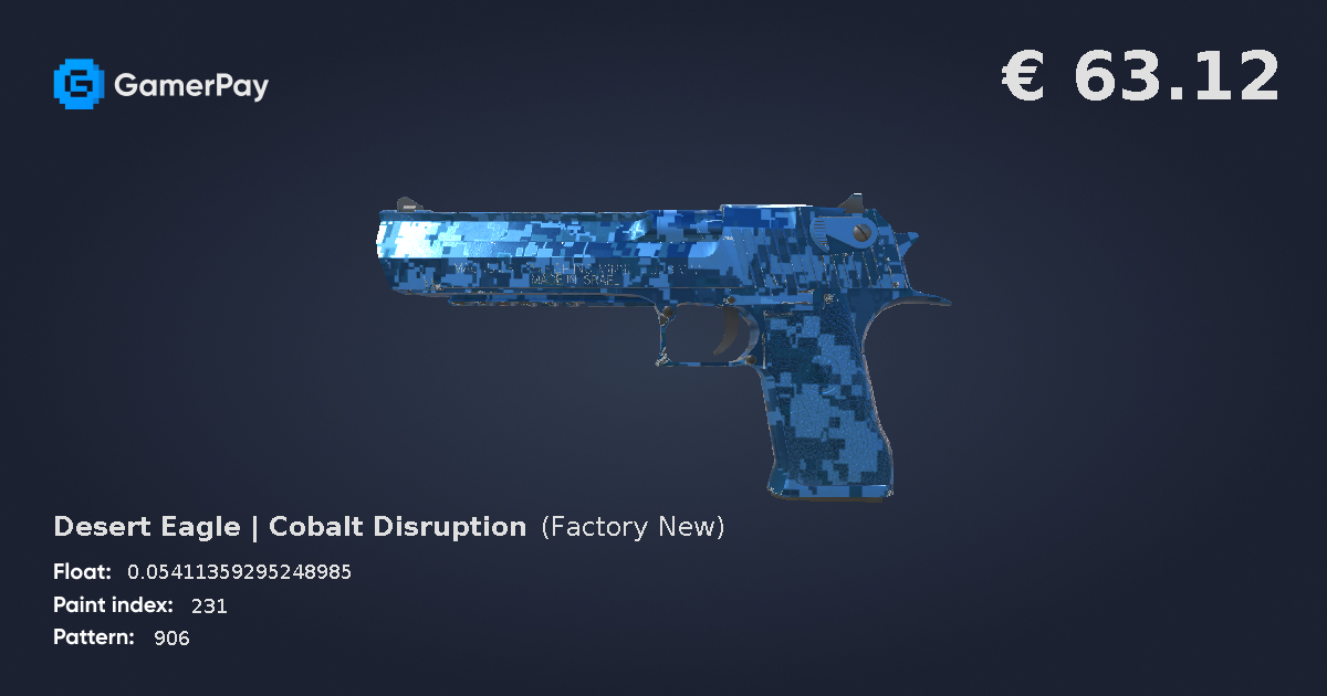 Desert Eagle | Cobalt Disruption on GamerPay