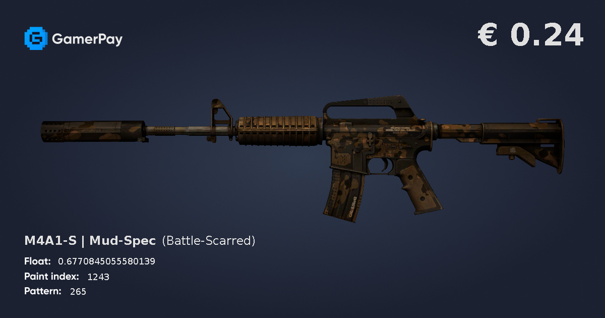 M4A1-S | Mud-Spec on GamerPay
