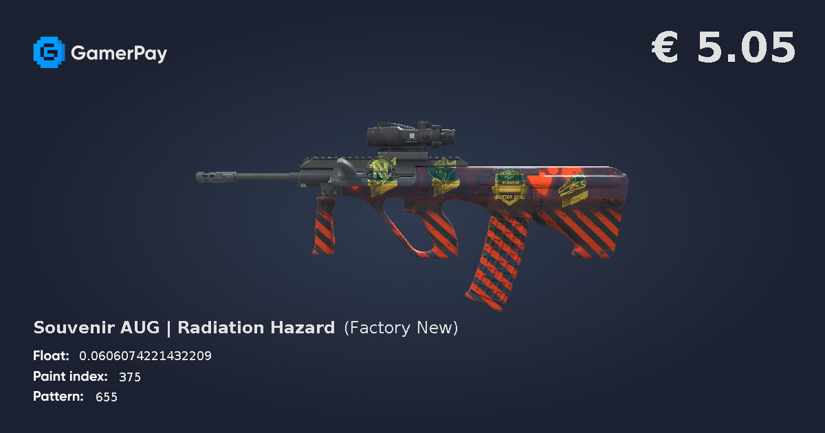 Souvenir AUG | Radiation Hazard on GamerPay
