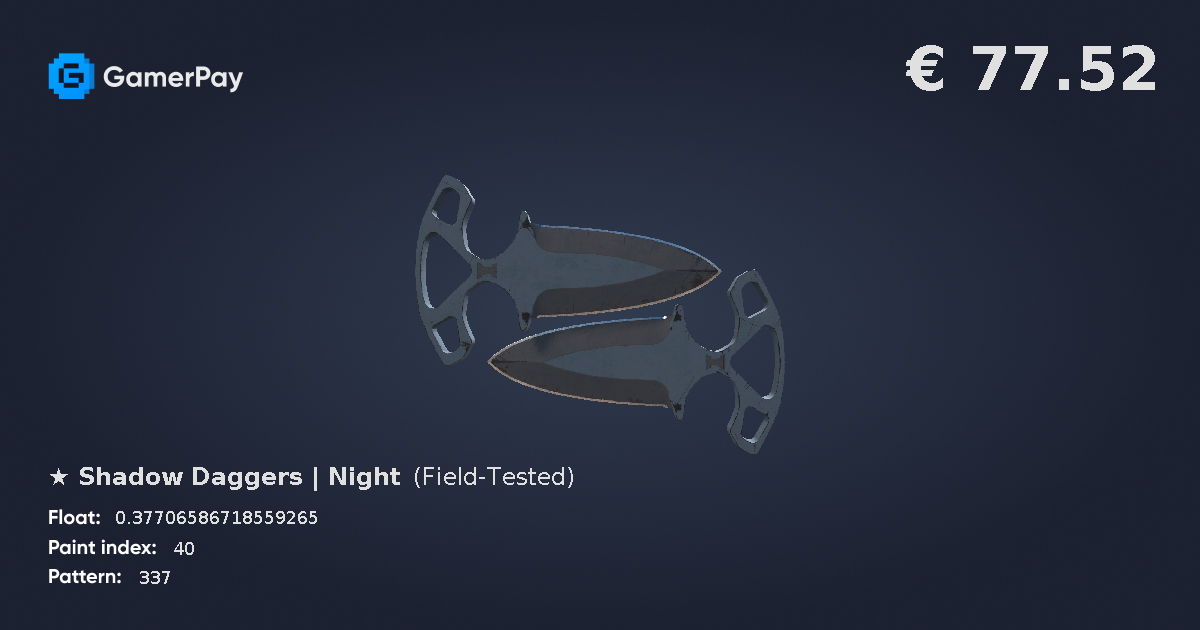 Shadow Daggers | Night on GamerPay