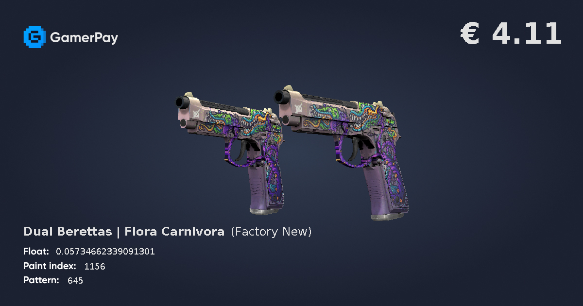 Dual Berettas | Flora Carnivora on GamerPay