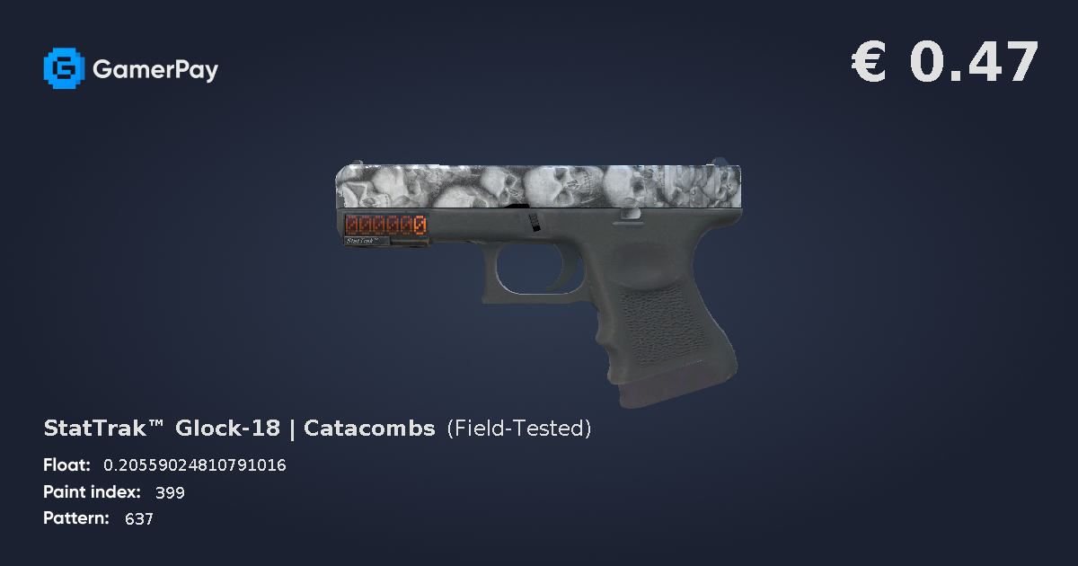 StatTrak™ Glock-18 | Catacombs on GamerPay