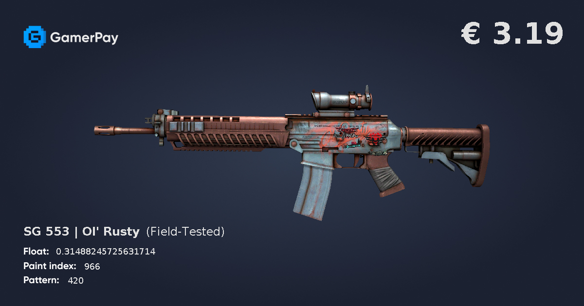 SG 553 | Ol' Rusty on GamerPay