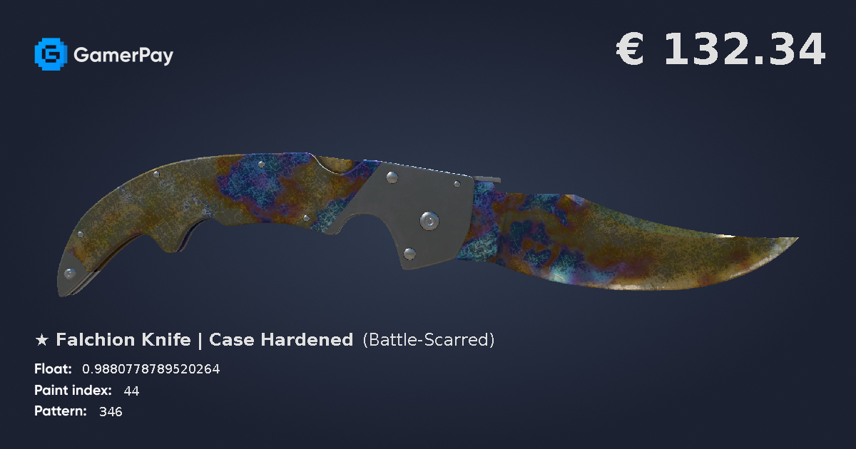 Falchion Knife | Case Hardened on GamerPay