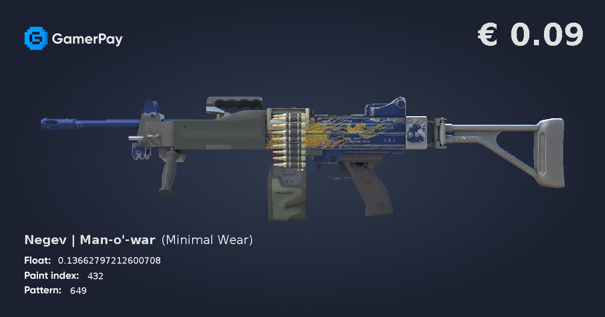 Negev | Man-o'-war on GamerPay