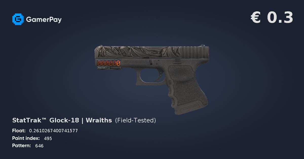StatTrak™ Glock-18 | Wraiths on GamerPay