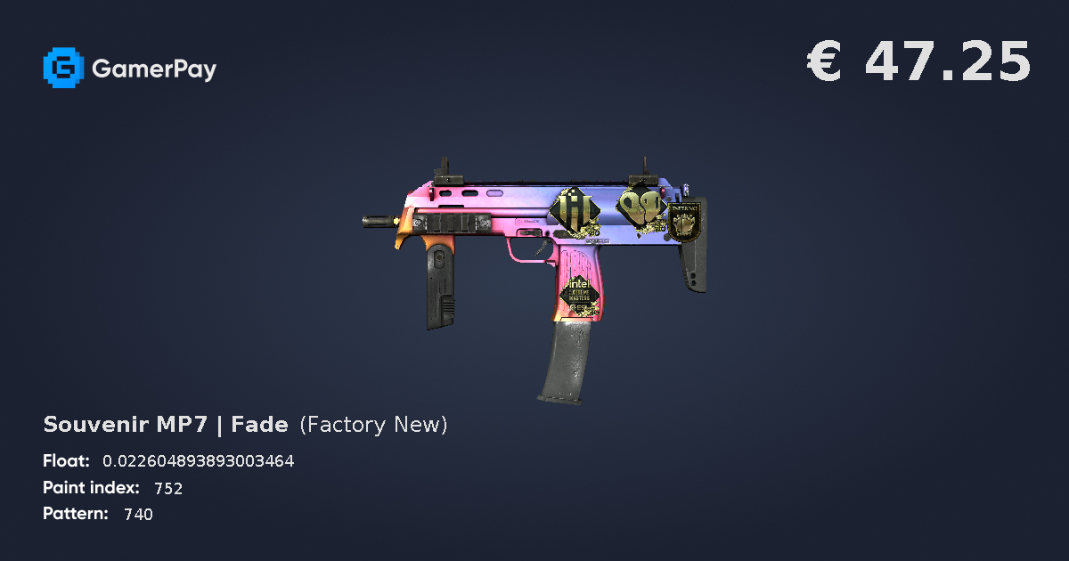 Souvenir MP7 | Fade on GamerPay