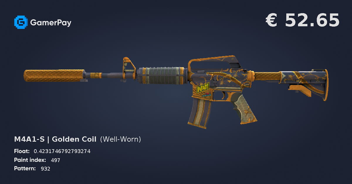 M4A1-S | Golden Coil on GamerPay