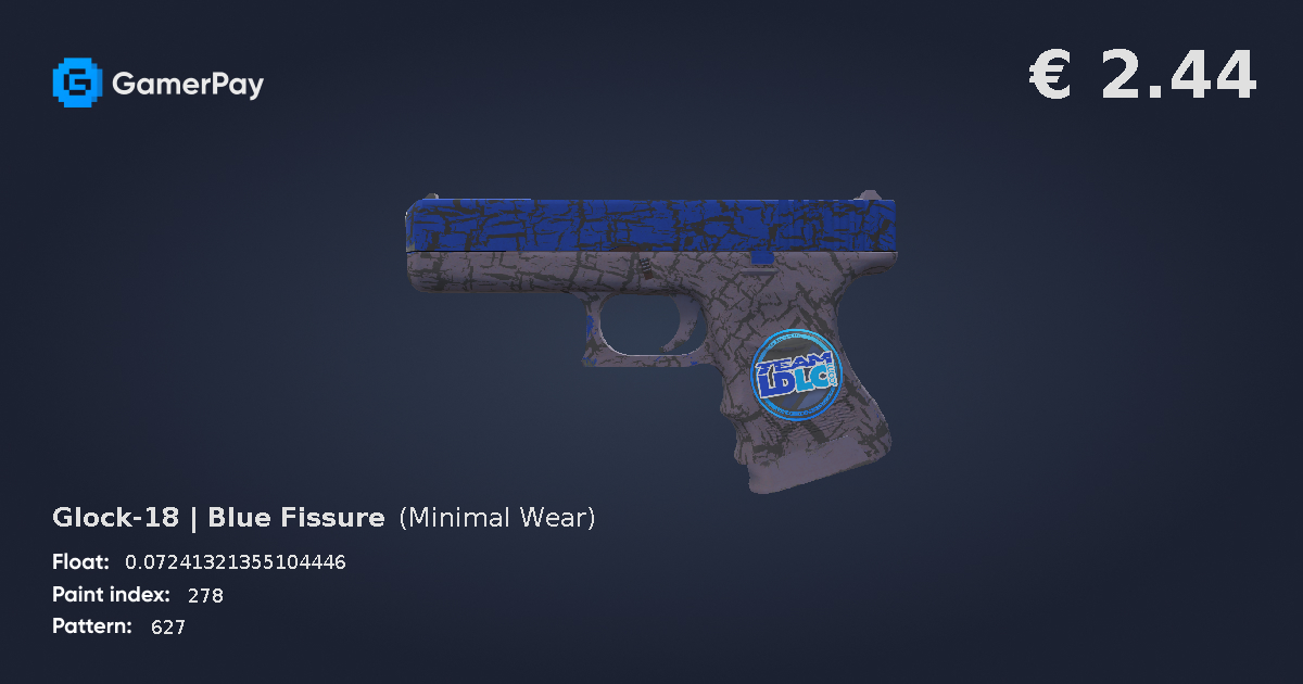 Glock-18 | Blue Fissure on GamerPay