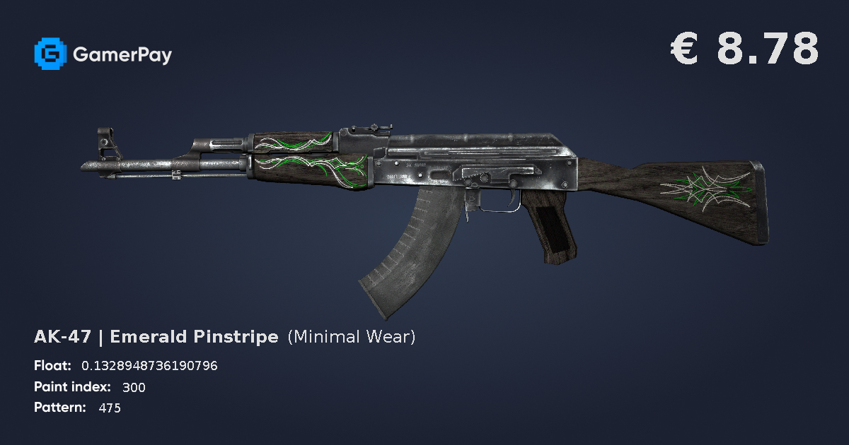 AK-47 | Emerald Pinstripe on GamerPay