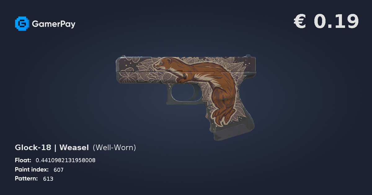Glock-18 | Weasel on GamerPay