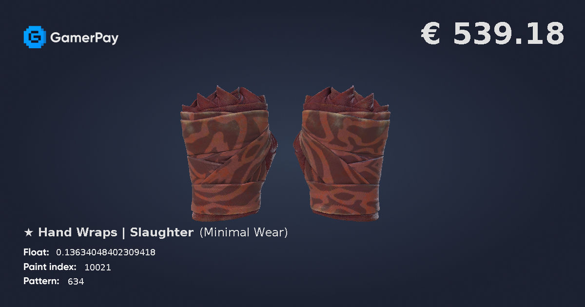Hand Wraps | Slaughter on GamerPay