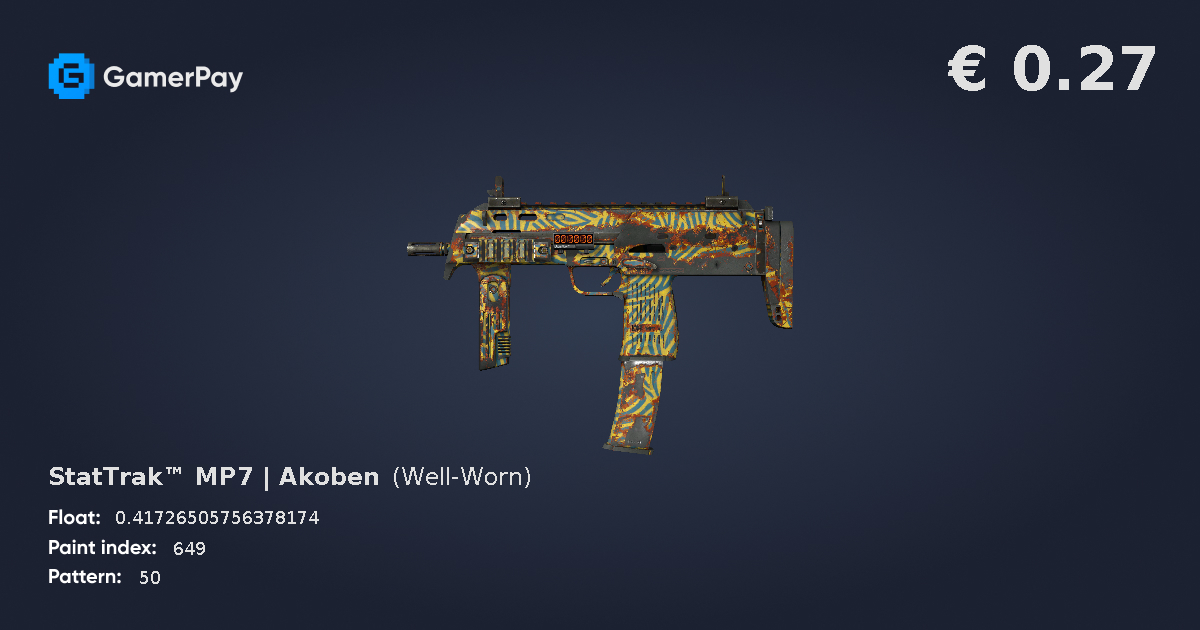 StatTrak™ MP7 | Akoben on GamerPay