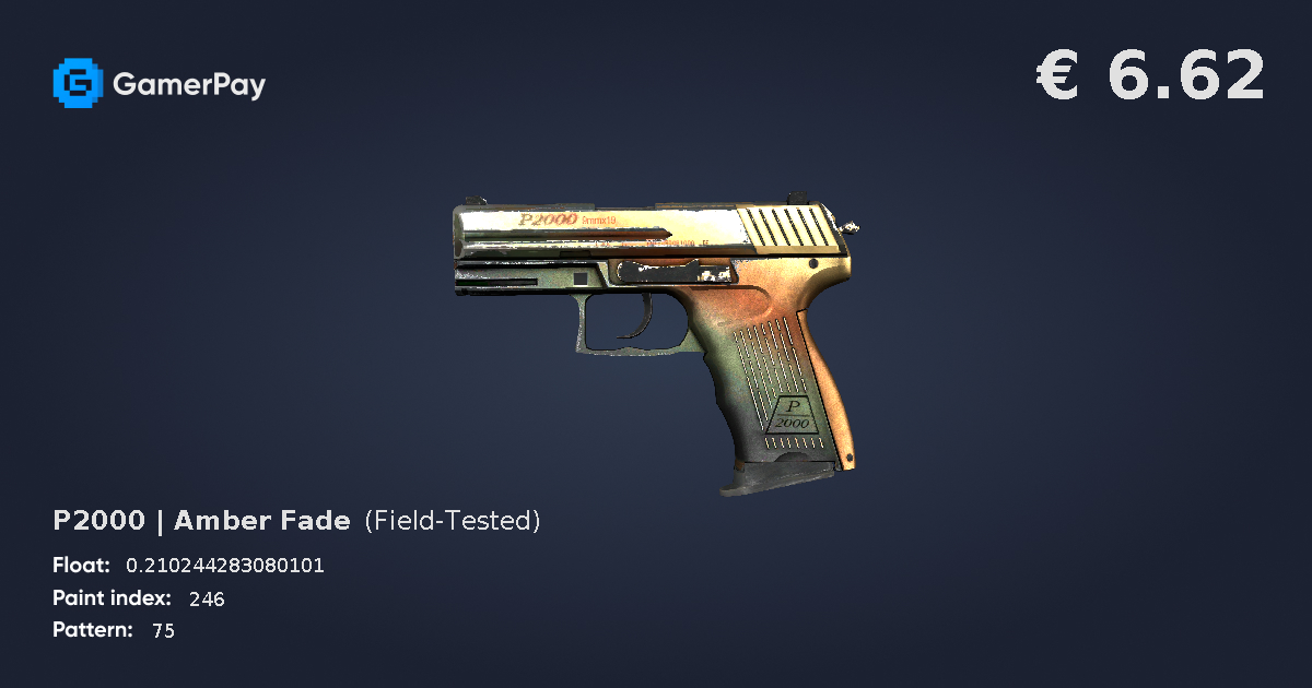 P2000 | Amber Fade on GamerPay