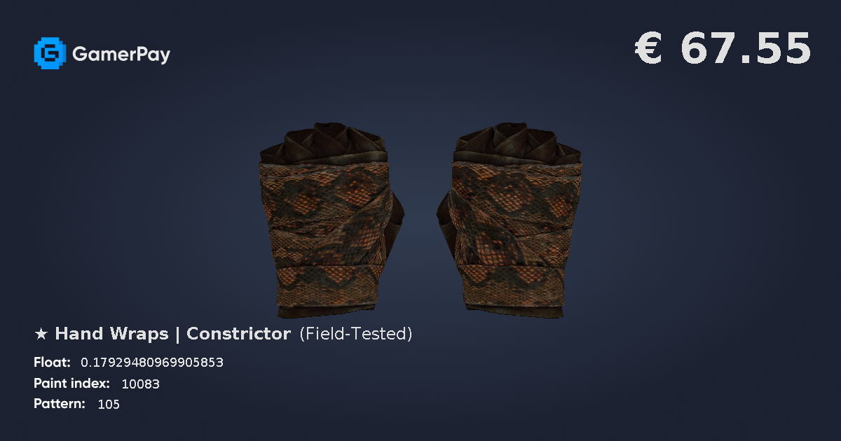 Hand Wraps | Constrictor on GamerPay