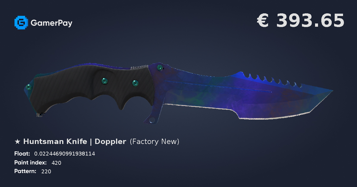 Huntsman Knife | Doppler Phase 3 on GamerPay
