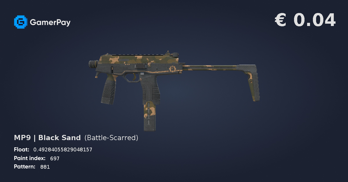 MP9 | Black Sand on GamerPay