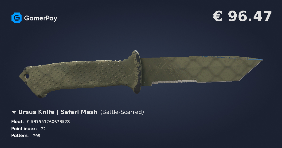 Ursus Knife | Safari Mesh on GamerPay