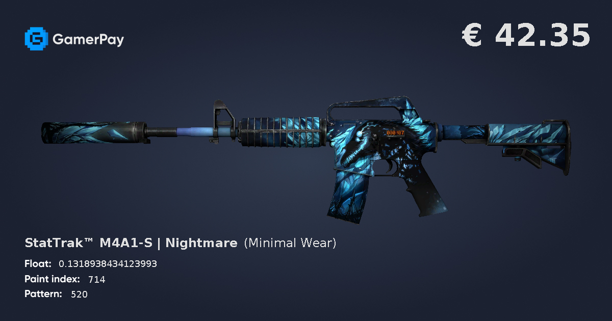 StatTrak™ M4A1-S | Nightmare on GamerPay
