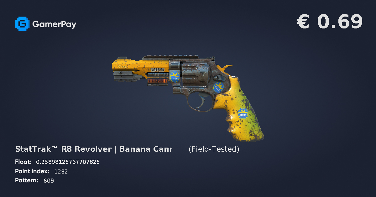 StatTrak™ R8 Revolver | Banana Cannon on GamerPay