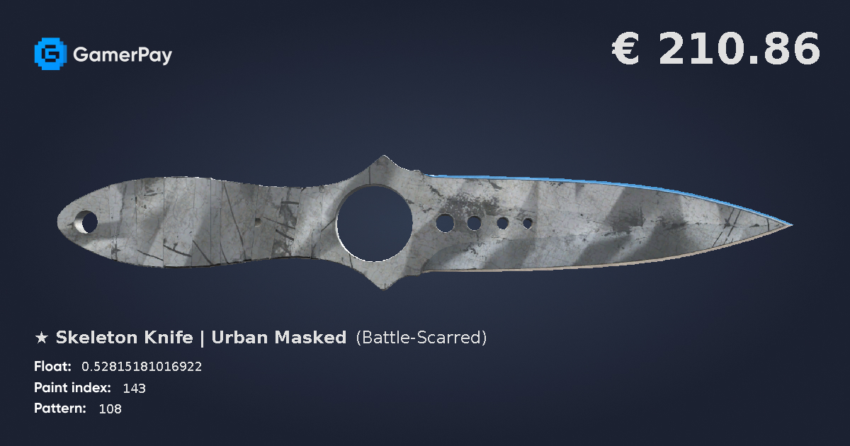 Skeleton Knife | Urban Masked on GamerPay