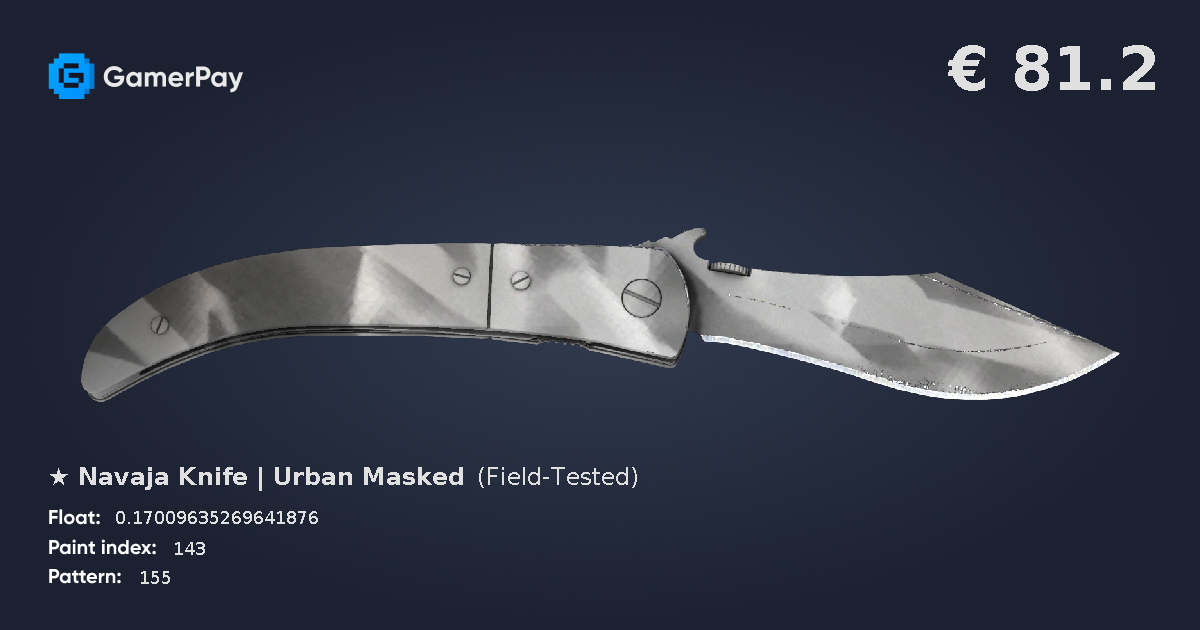 Navaja Knife | Urban Masked on GamerPay