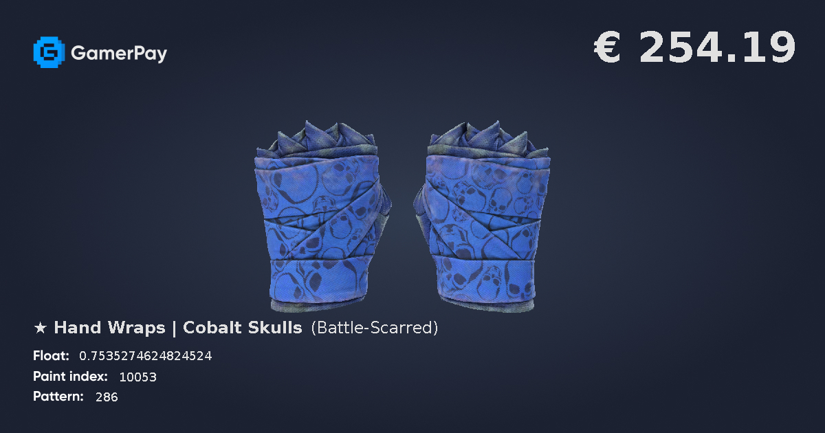 Hand Wraps | Cobalt Skulls on GamerPay