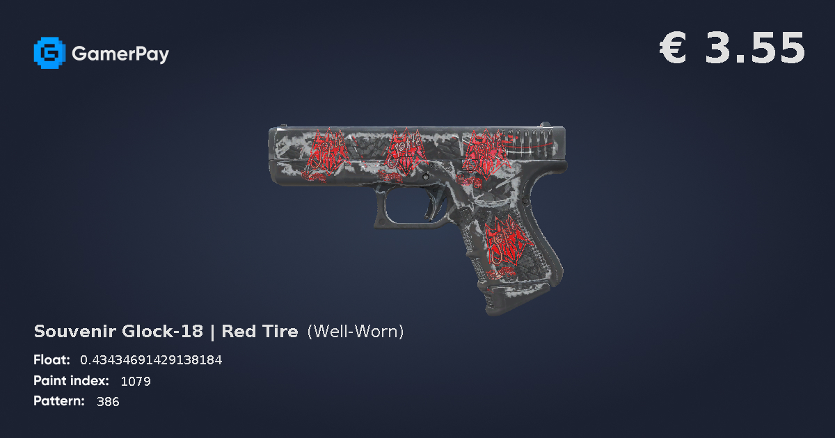 Souvenir Glock-18 | Red Tire on GamerPay