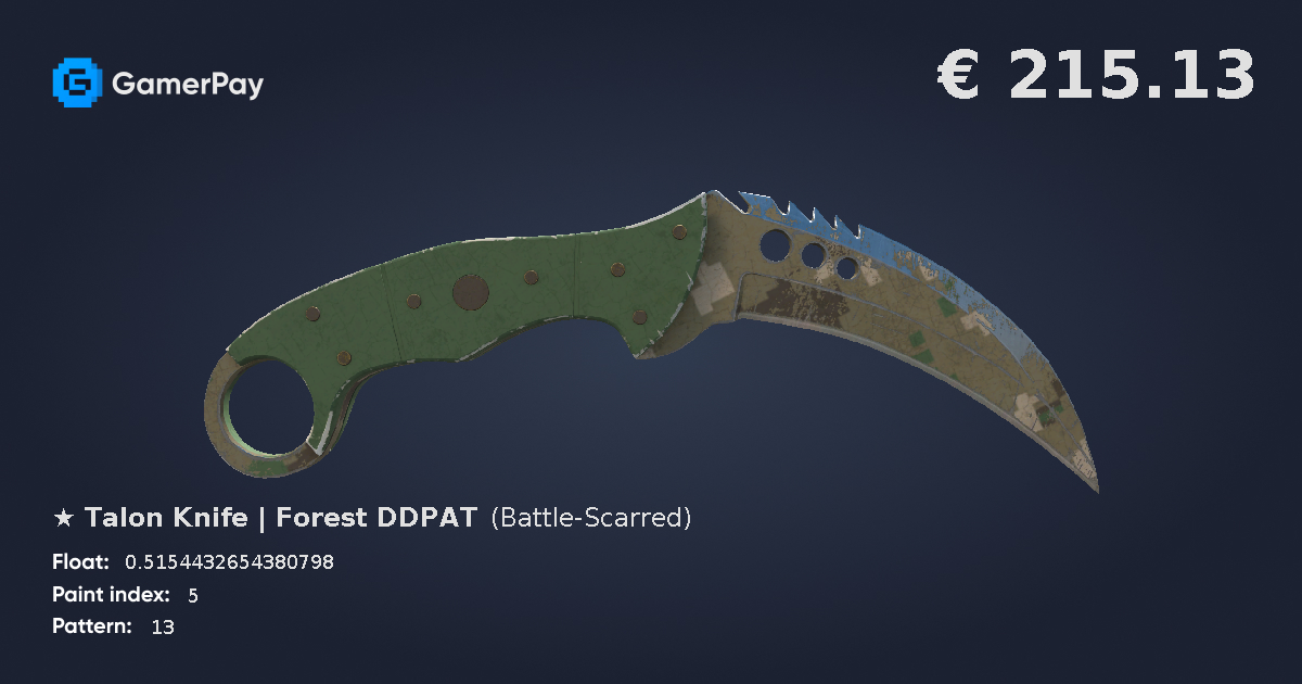 Talon Knife | Forest DDPAT on GamerPay