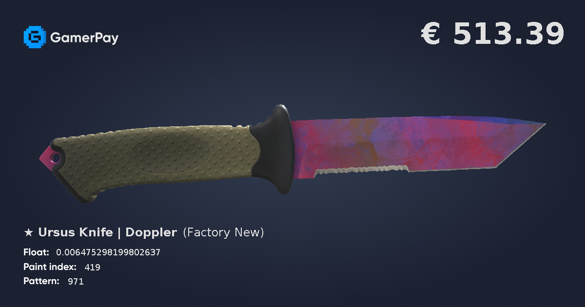 Ursus Knife | Doppler Phase 2 on GamerPay
