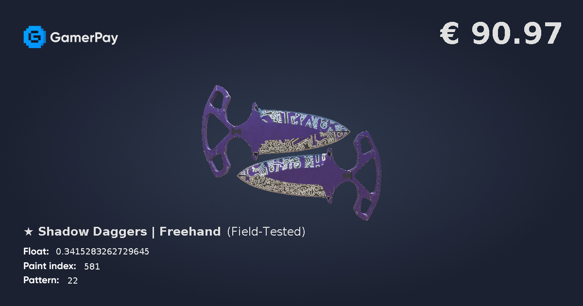 Shadow Daggers | Freehand on GamerPay