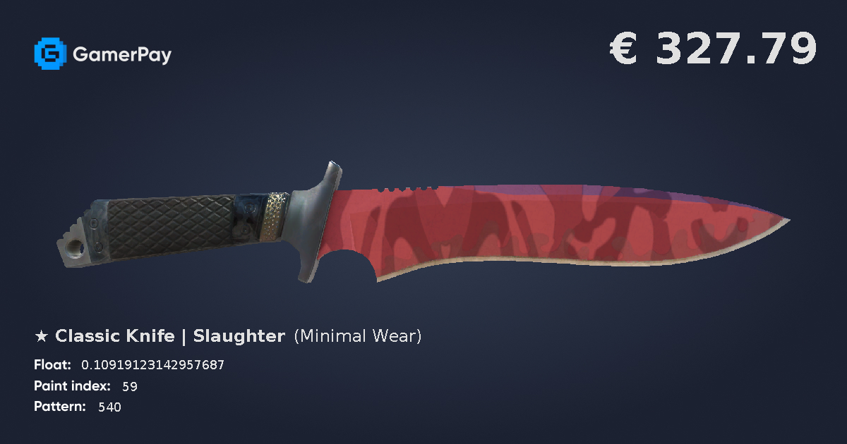 Classic Knife | Slaughter on GamerPay