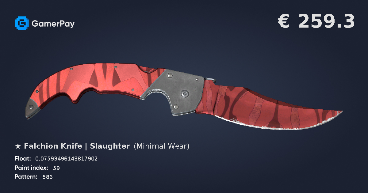 Falchion Knife | Slaughter on GamerPay