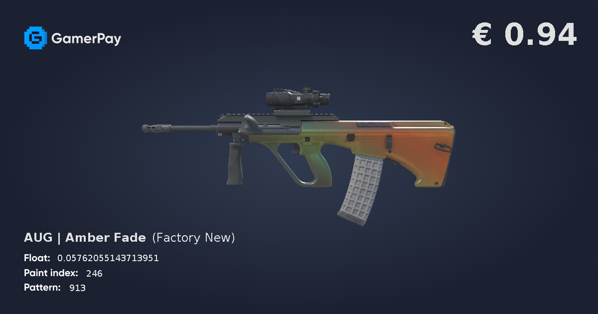 AUG | Amber Fade on GamerPay