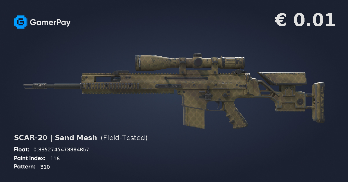 SCAR-20 | Sand Mesh on GamerPay