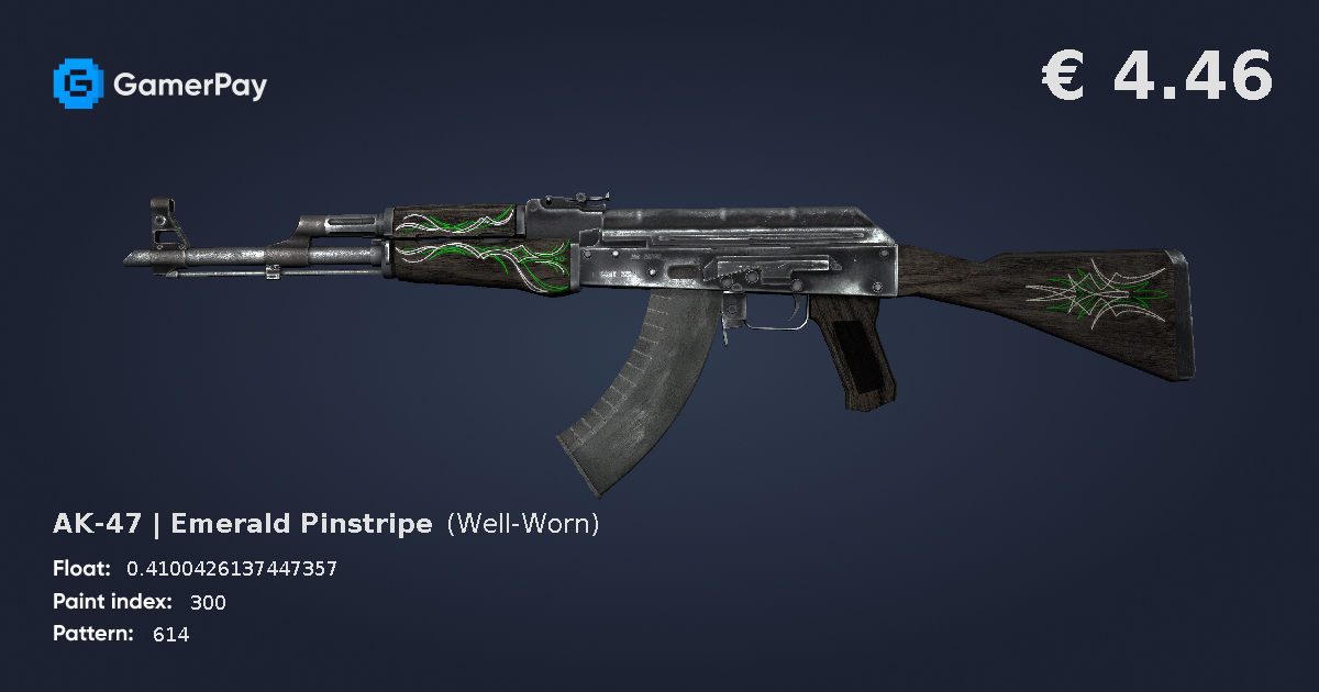 AK-47 | Emerald Pinstripe on GamerPay