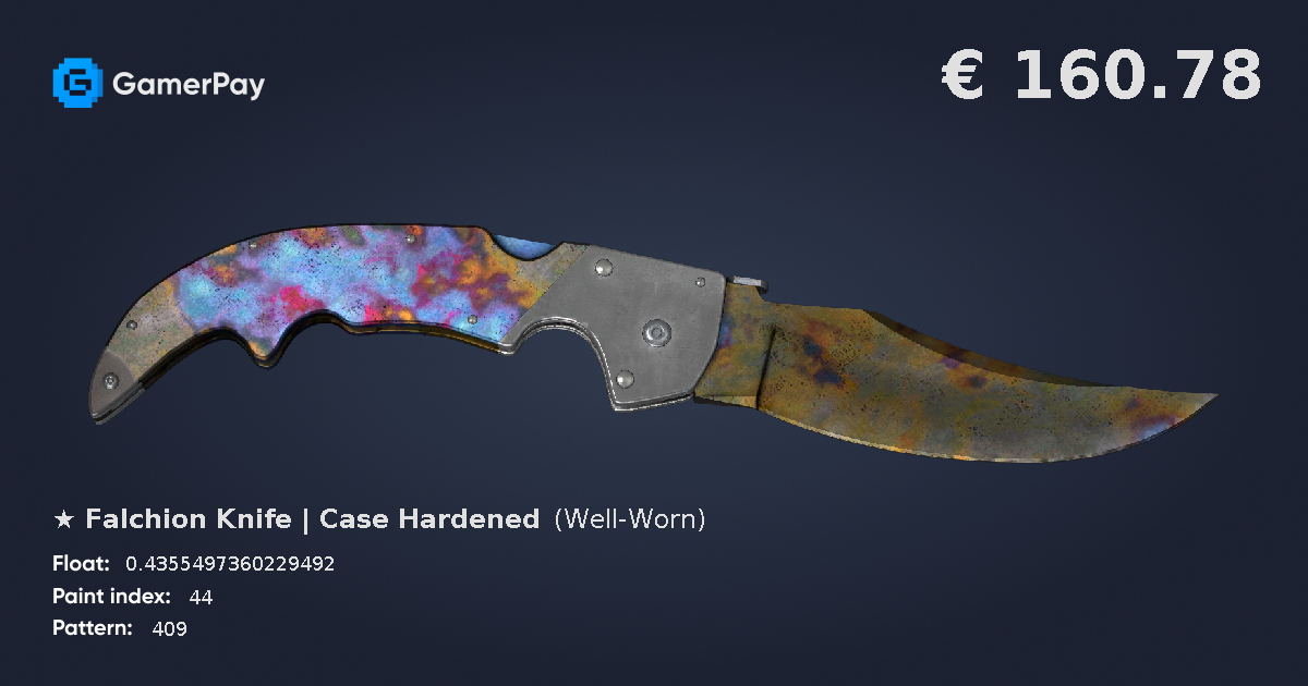 Falchion Knife | Case Hardened on GamerPay