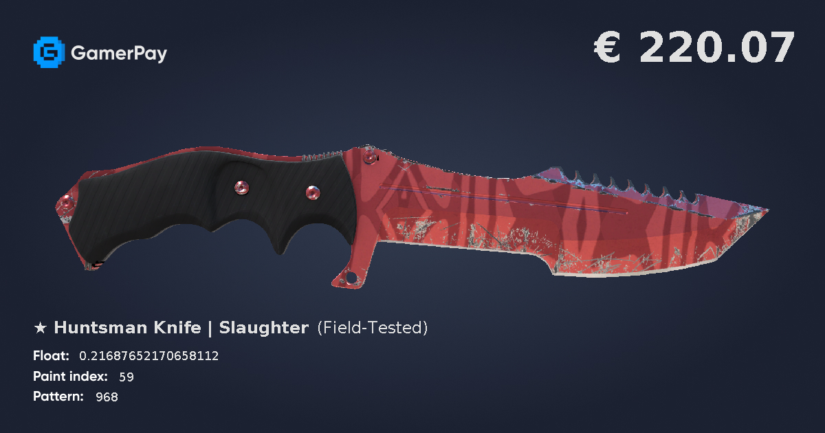 Huntsman Knife | Slaughter on GamerPay