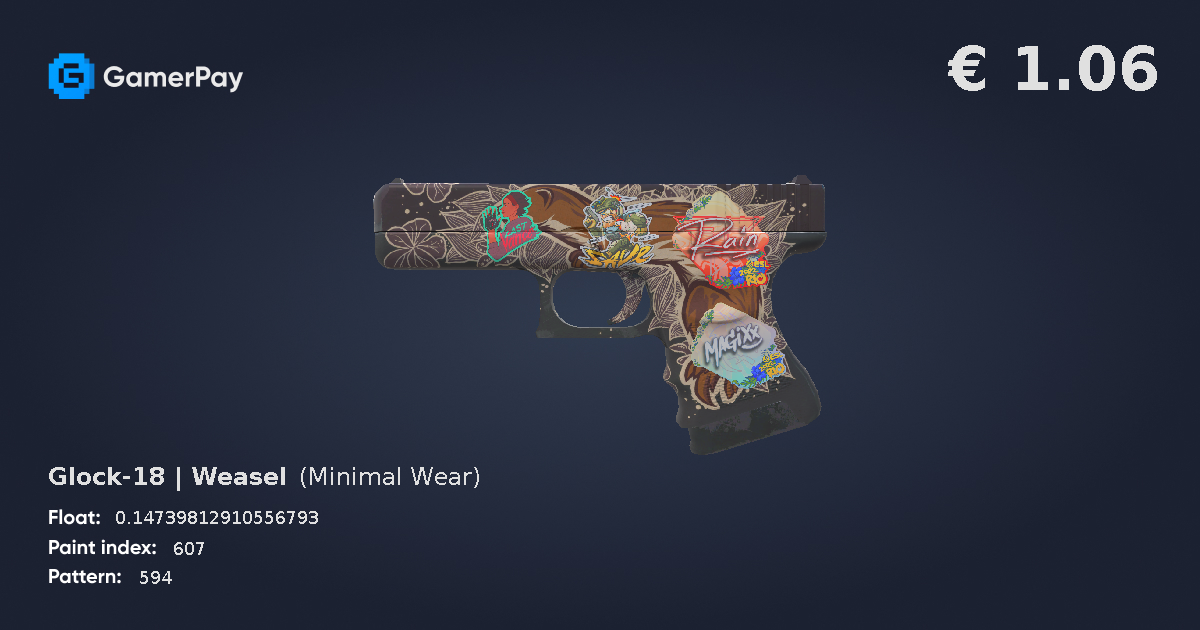 Glock-18 | Weasel on GamerPay