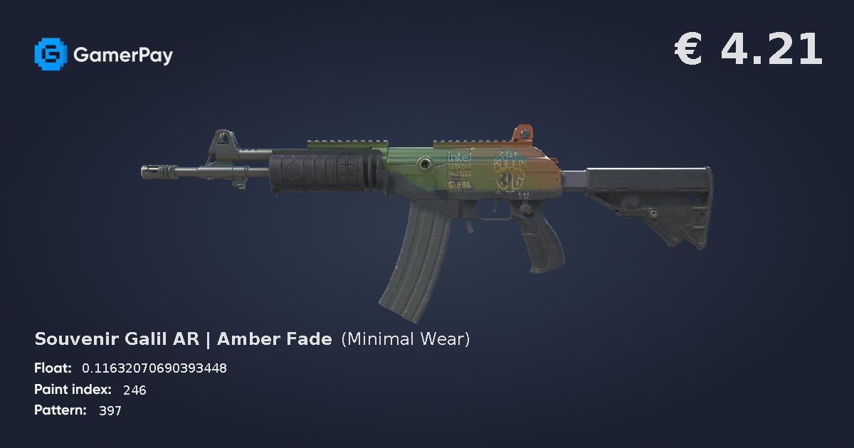 Souvenir Galil AR | Amber Fade on GamerPay