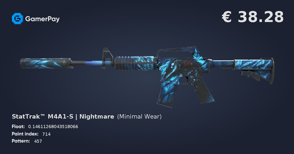 StatTrak™ M4A1-S | Nightmare on GamerPay