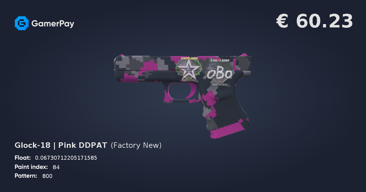 Glock-18 | Pink DDPAT on GamerPay