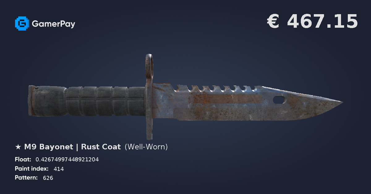 M9 Bayonet | Rust Coat on GamerPay