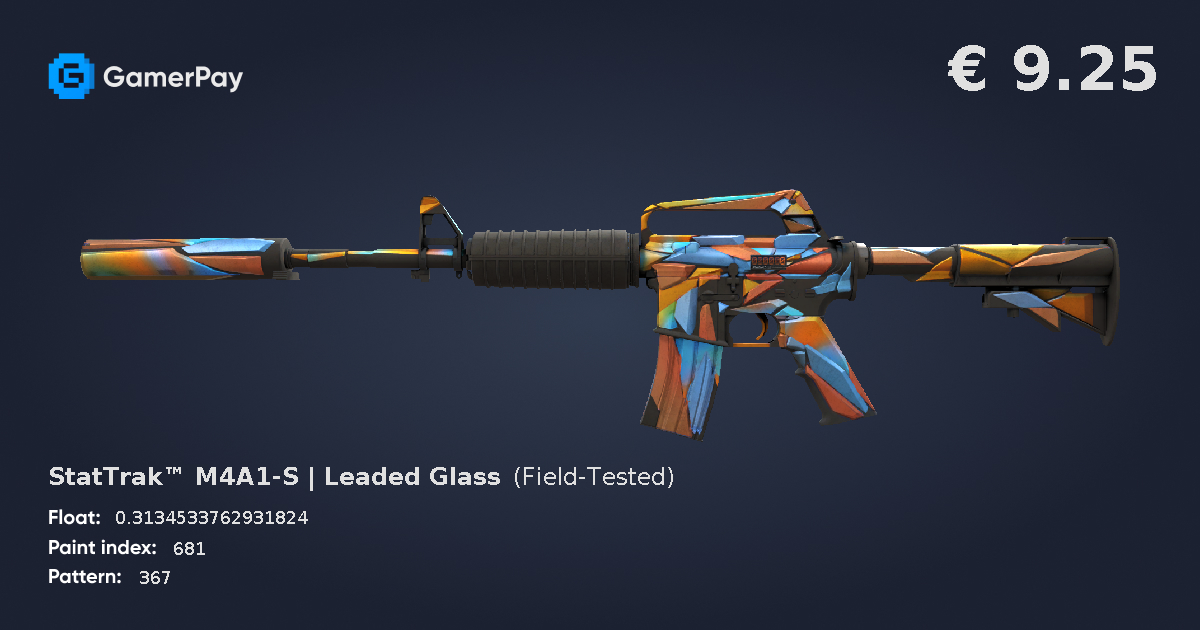 StatTrak™ M4A1-S | Leaded Glass on GamerPay