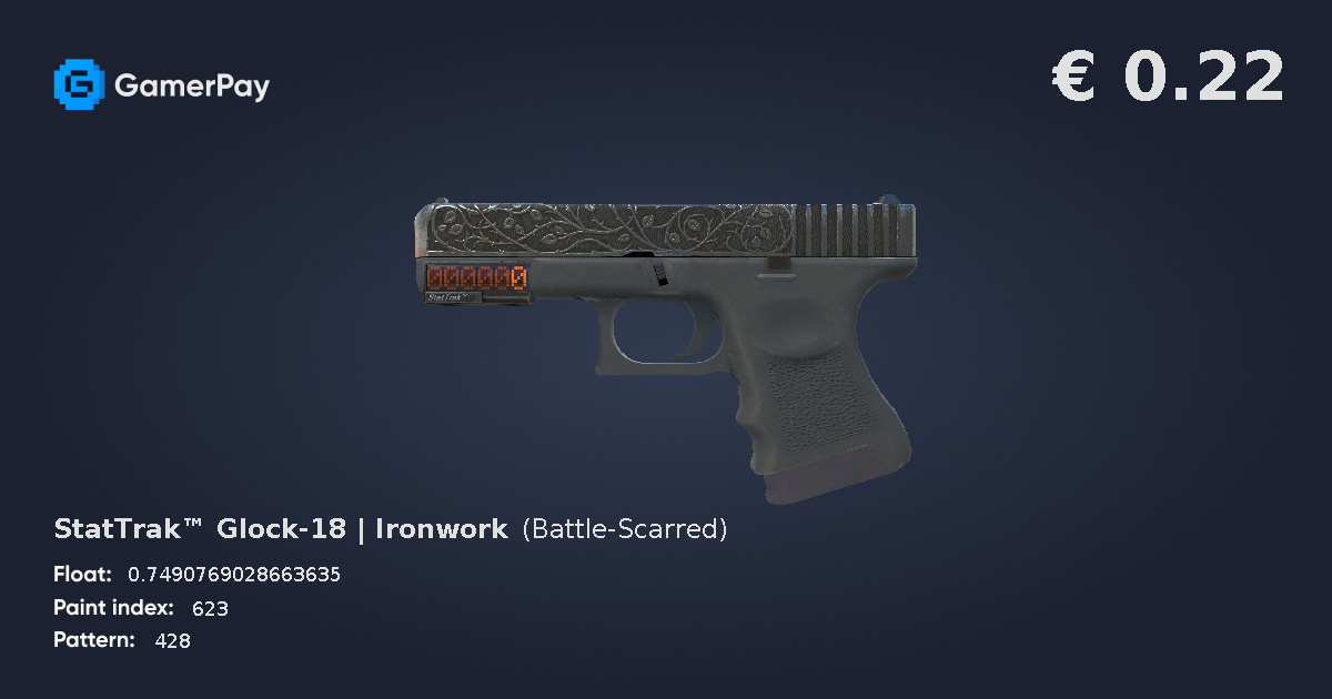 StatTrak™ Glock-18 | Ironwork on GamerPay