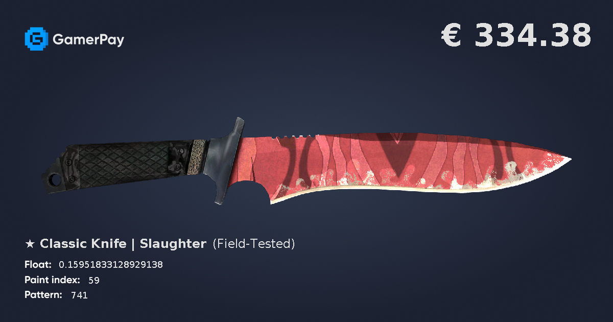 Classic Knife | Slaughter on GamerPay