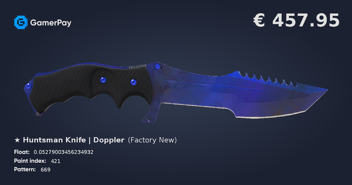 Huntsman Knife | Doppler Phase 4 on GamerPay