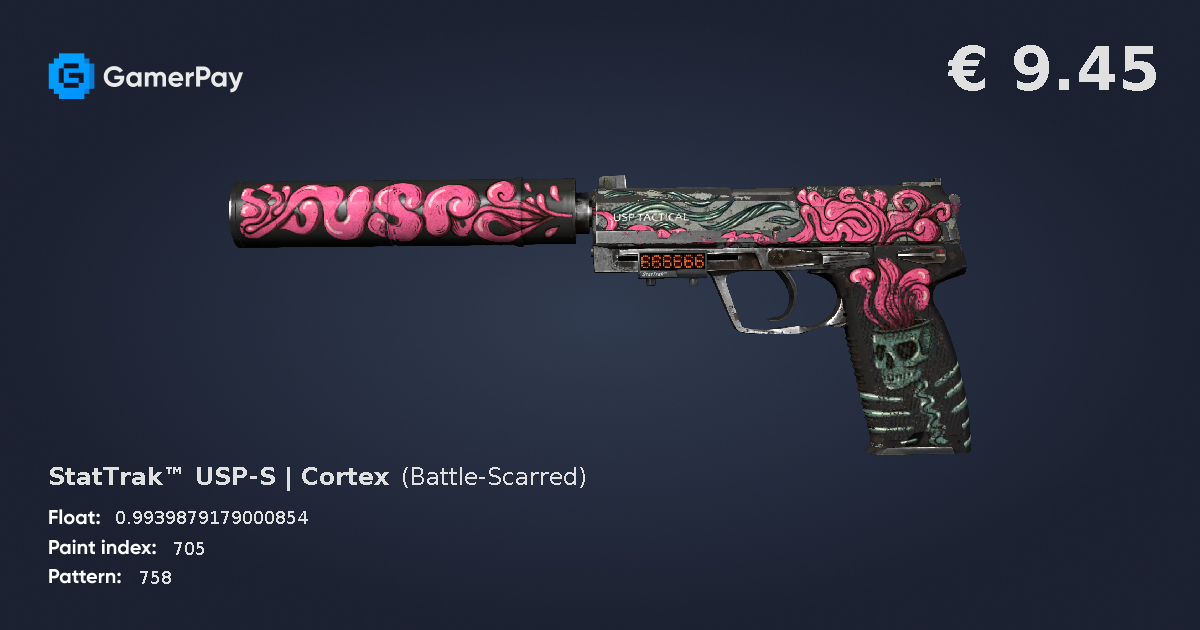 StatTrak™ USP-S | Cortex on GamerPay