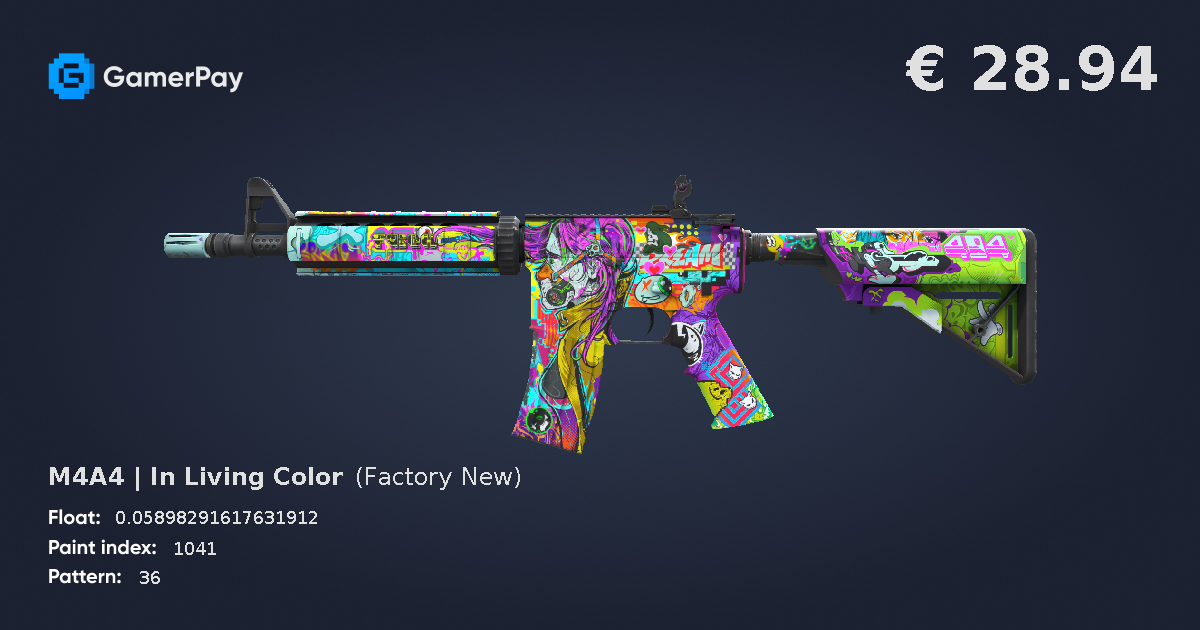 M4A4 | In Living Color on GamerPay