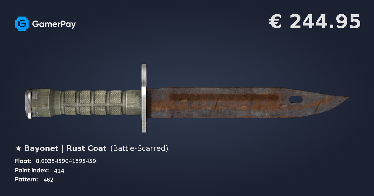 Bayonet | Rust Coat on GamerPay
